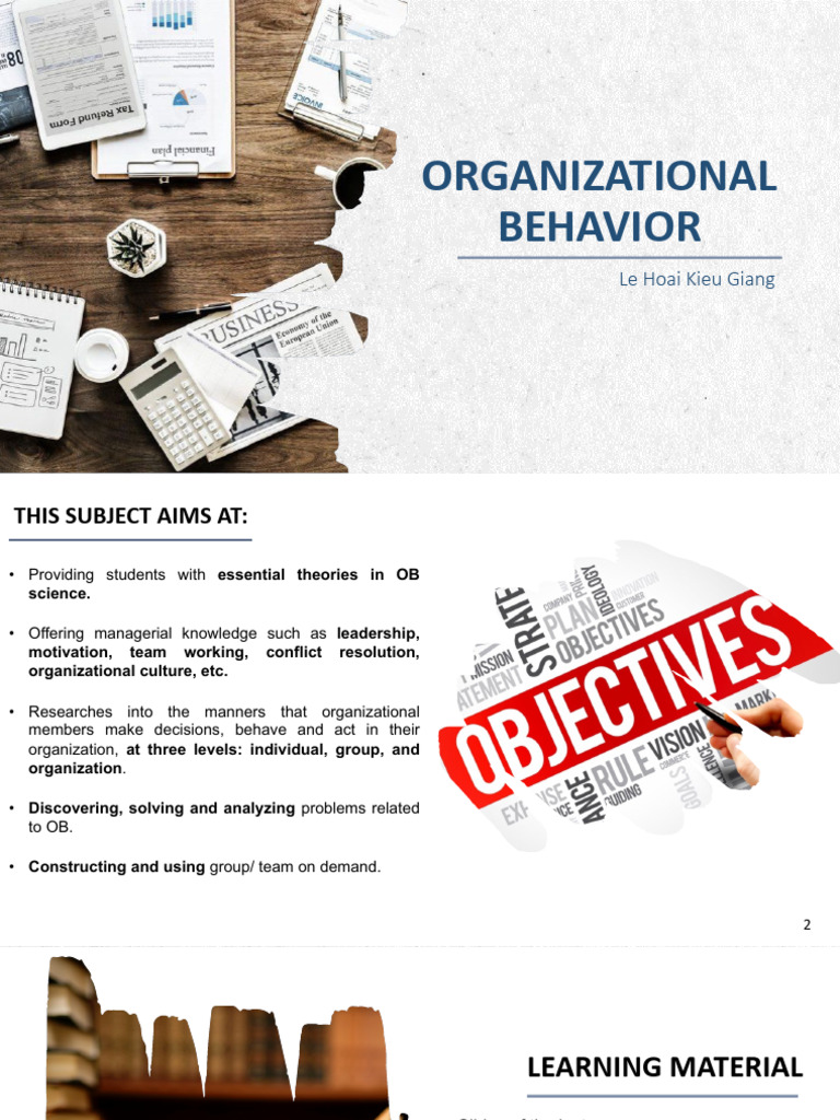 Chapter 1 - Introduction | PDF | Psychology | Organizational Behavior