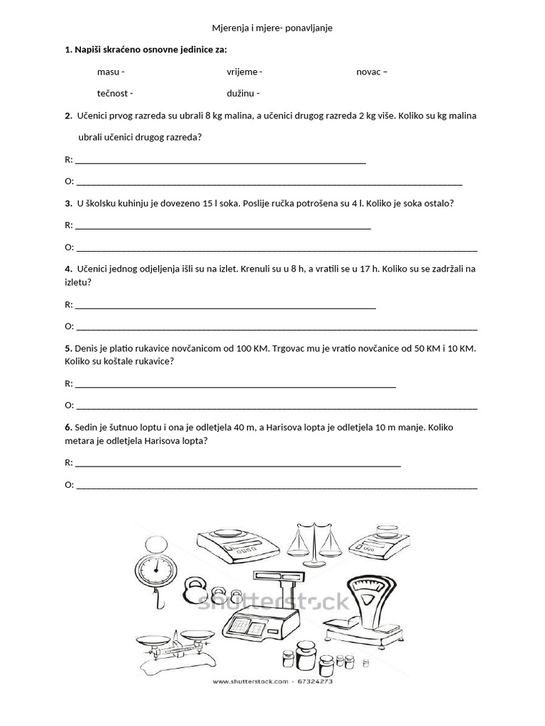 Mjerenja I Mjere - 2. Dio | PDF