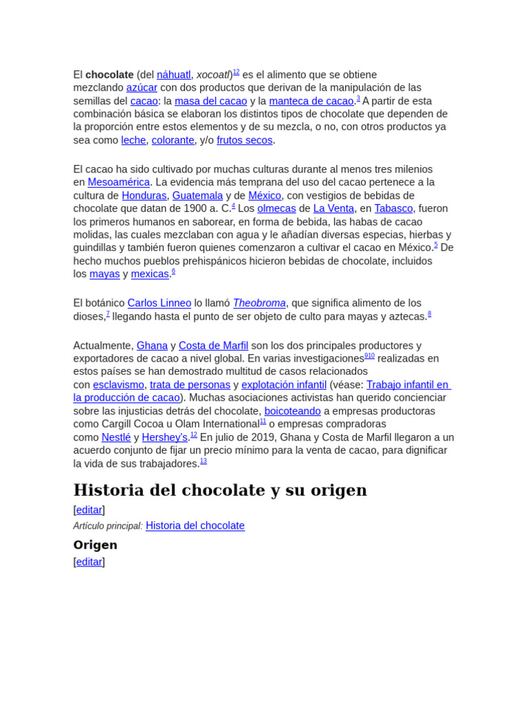 Cocoa | PDF | Chocolate | Theobroma