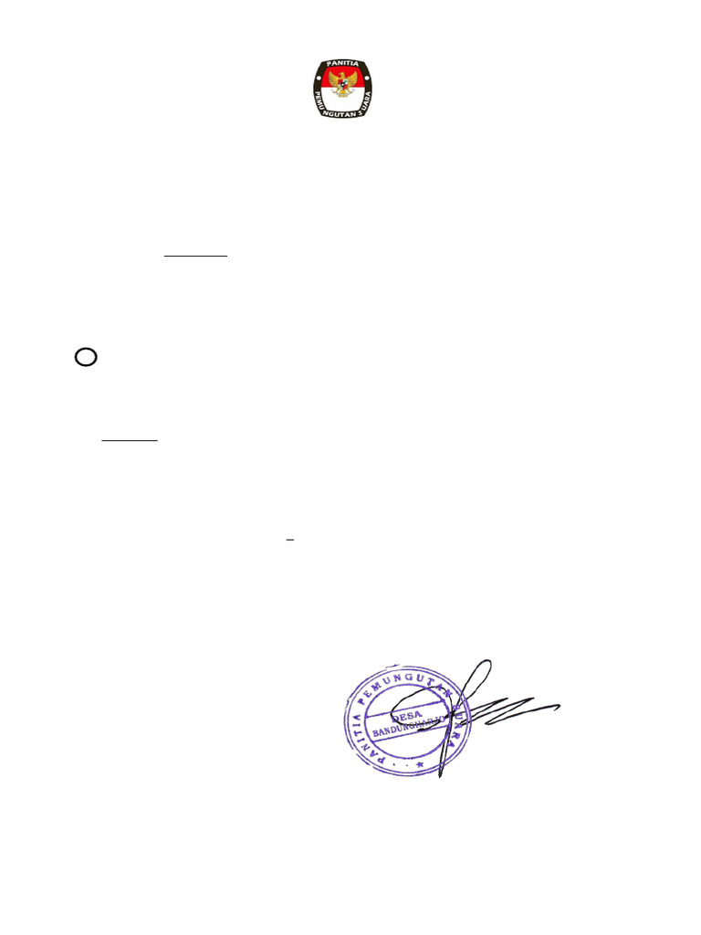 Undangan Rapat Pleno DPS | PDF