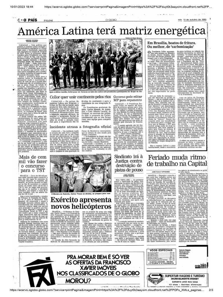 O Globo 13 Out 1990 | PDF | Computers | Technology & Engineering