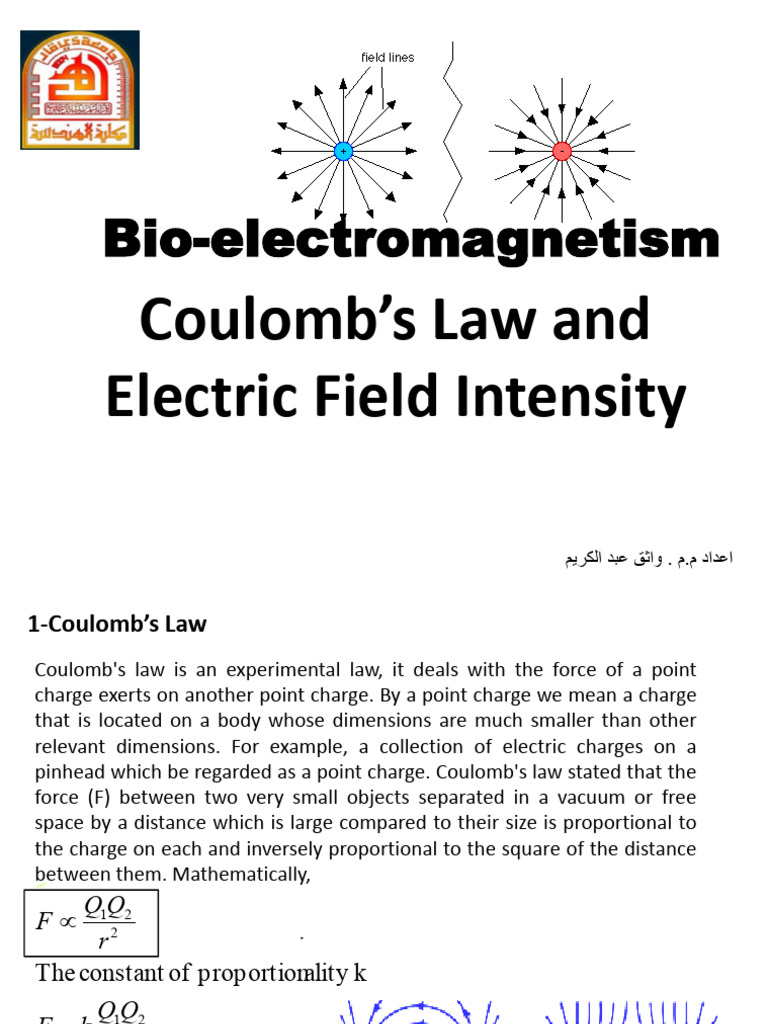 Coulomb's Law and Electric Fields | PDF | Electric Field | Force