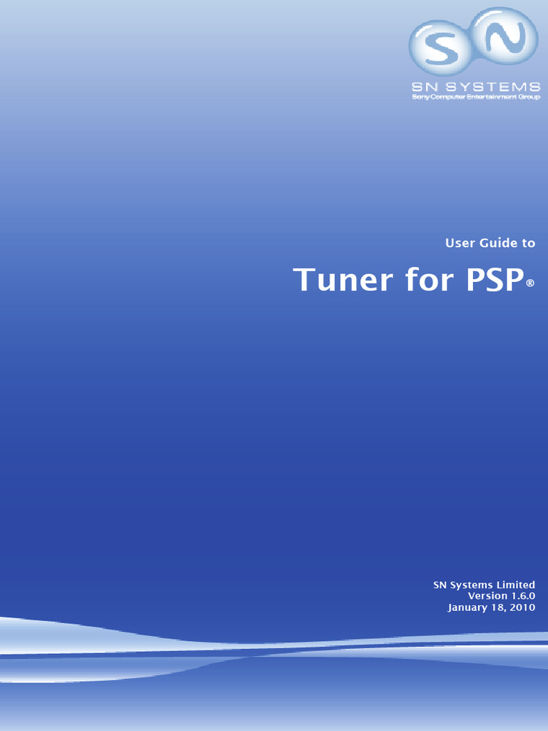 Tuner_PSP-E | PDF | Command Line Interface | Menu (Computing)