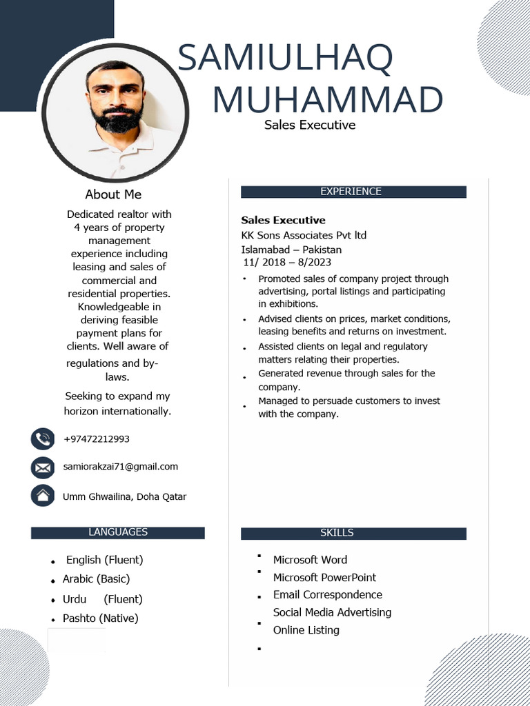 Sami Ul Haq Muhammad CV - pdf-3 | PDF | Law
