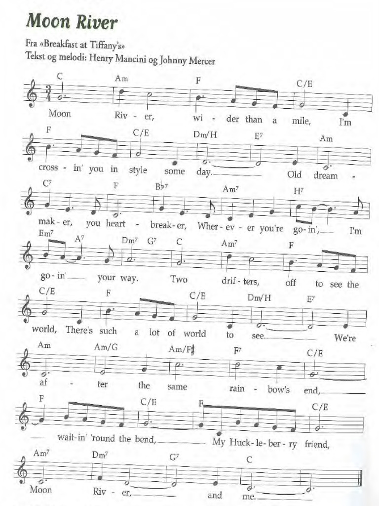 Moon River | PDF