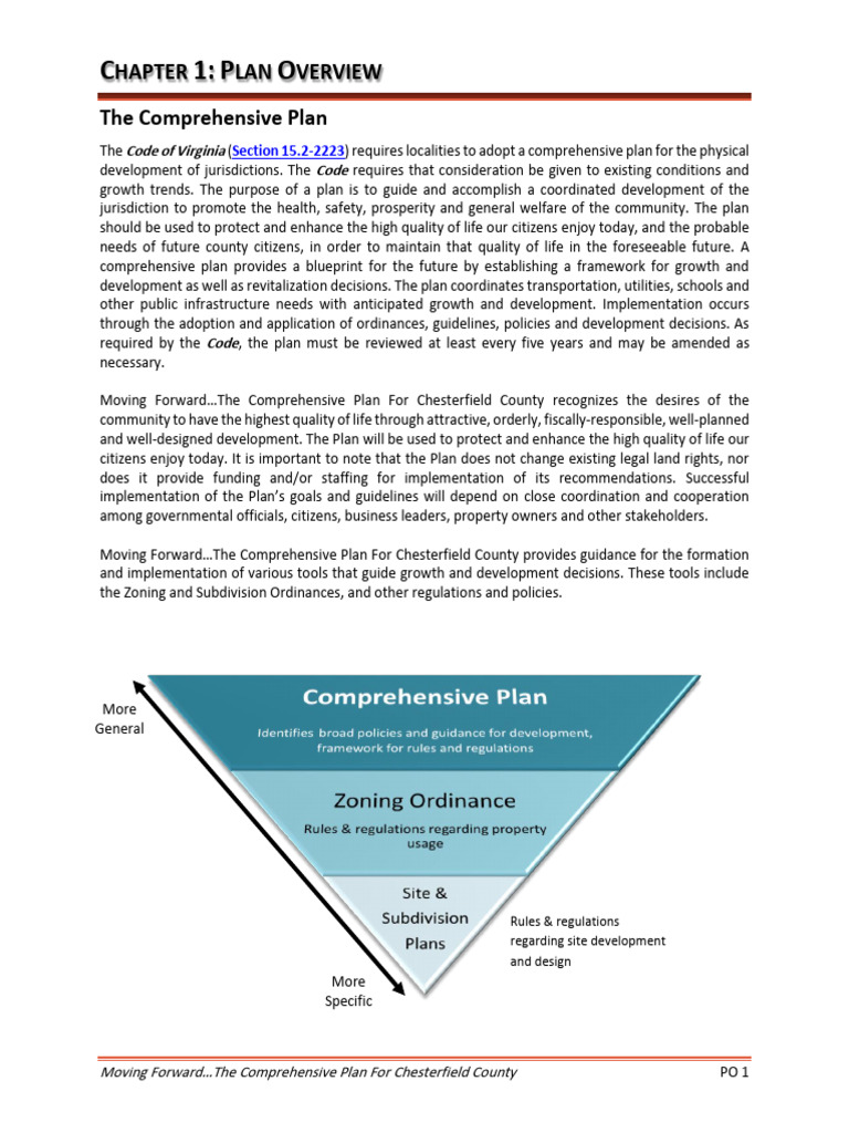 Chapter 1 Plan Overview (PDF) | PDF | Policy