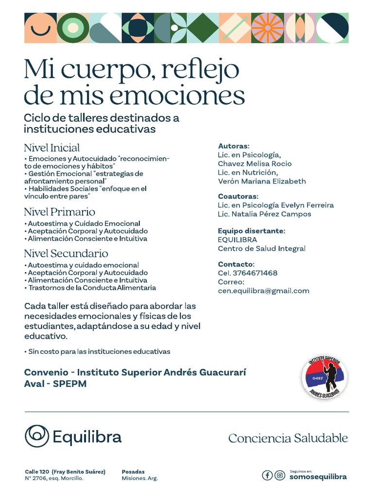 Flyer_Mi Cuerpo Reflejo de Mis Emociones | PDF