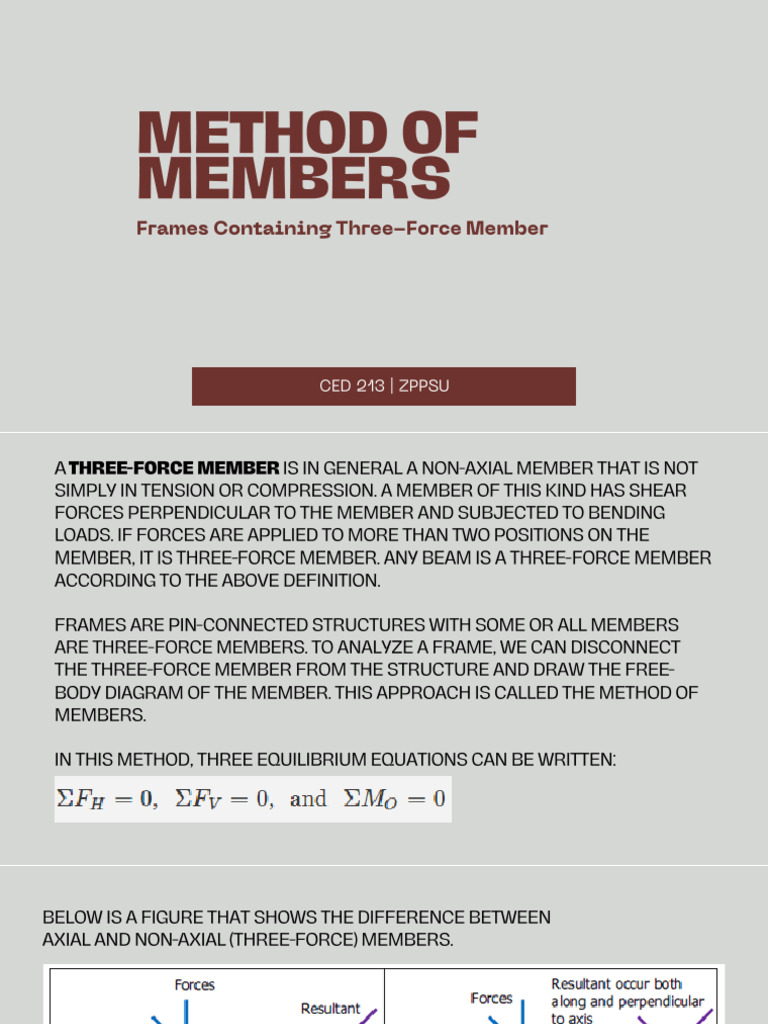 5th Presentation Methods of Members | PDF