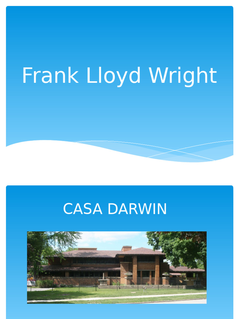 Obras de Frank Lloyd Wright | PDF
