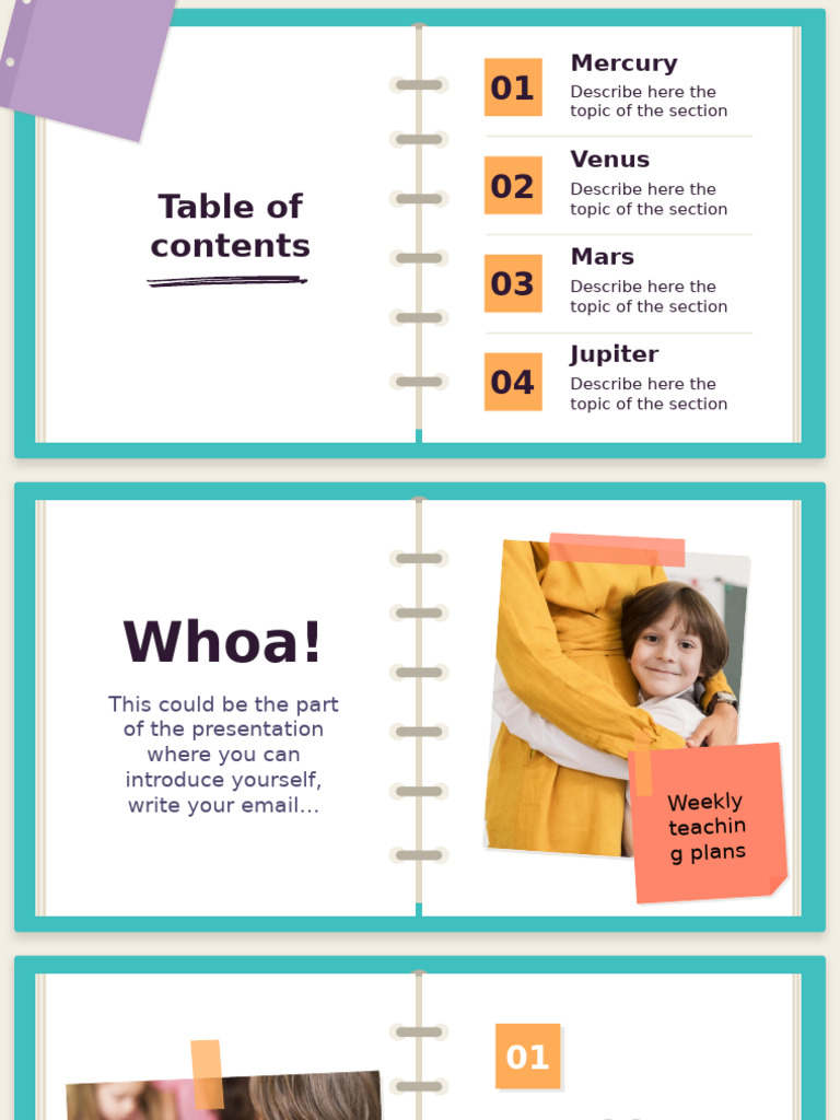 Teacher Binder by Slidesgo | PDF | Planets | Planets In Astrology