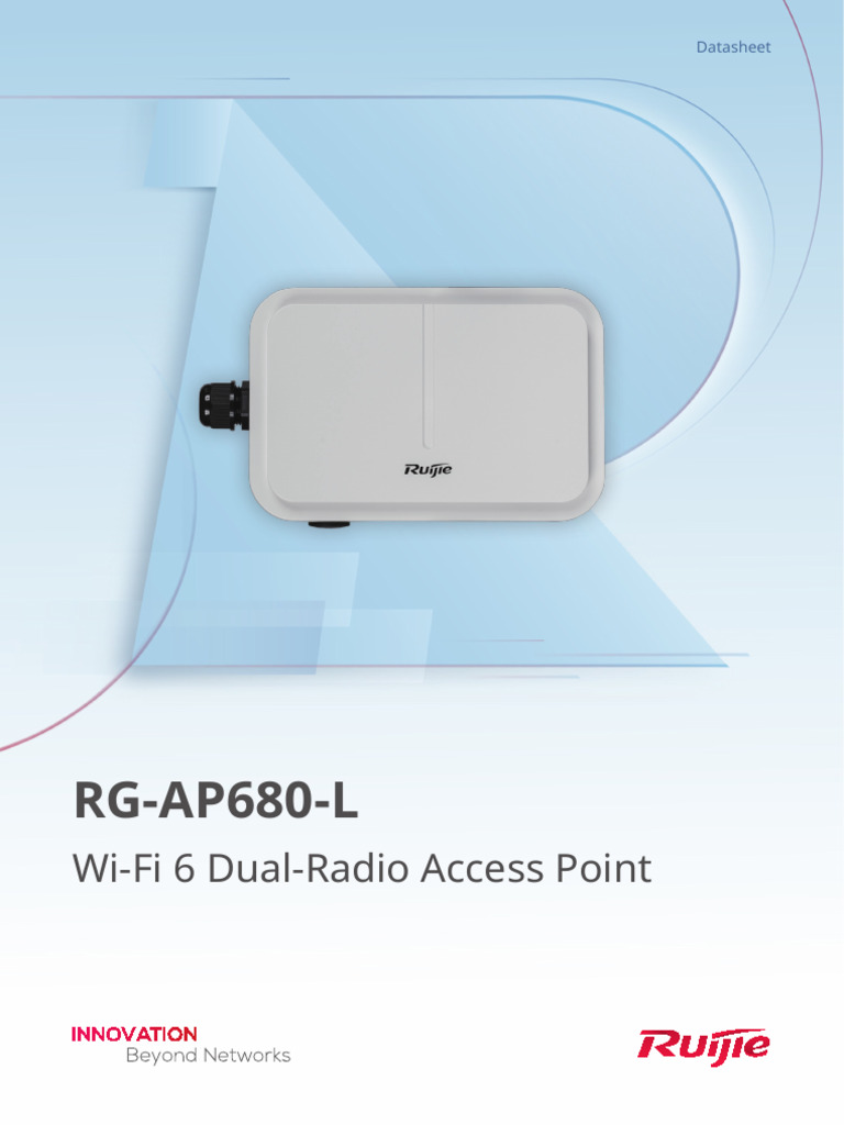RG-AP680-L Wi-Fi 6 Dual-Radio Access Point Datasheet - For Preview ...