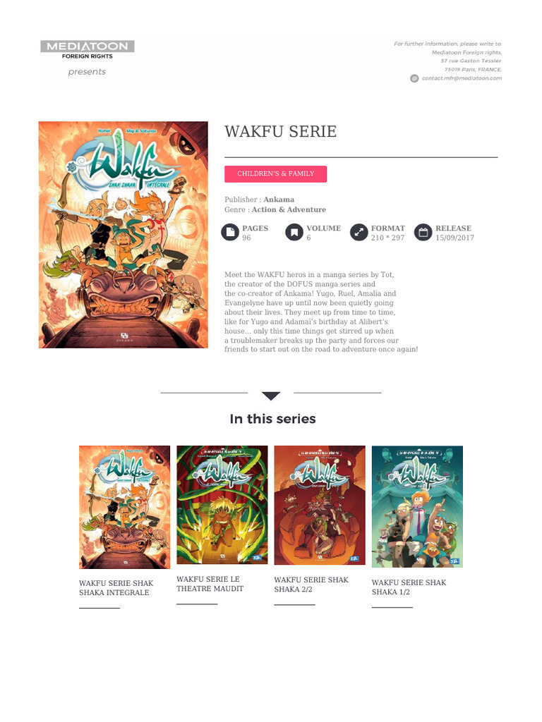 WAKFU Series Volume 6 Adventure | PDF