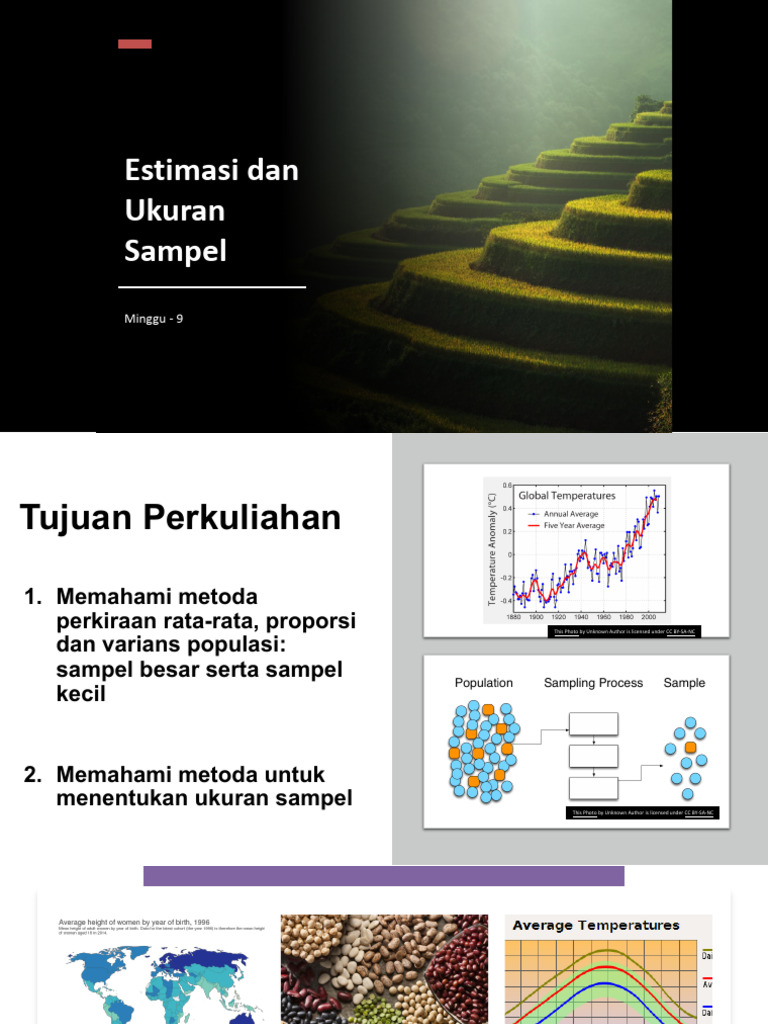 7 Estimasi Dan Ukuran Sampel DRO 2020 | PDF
