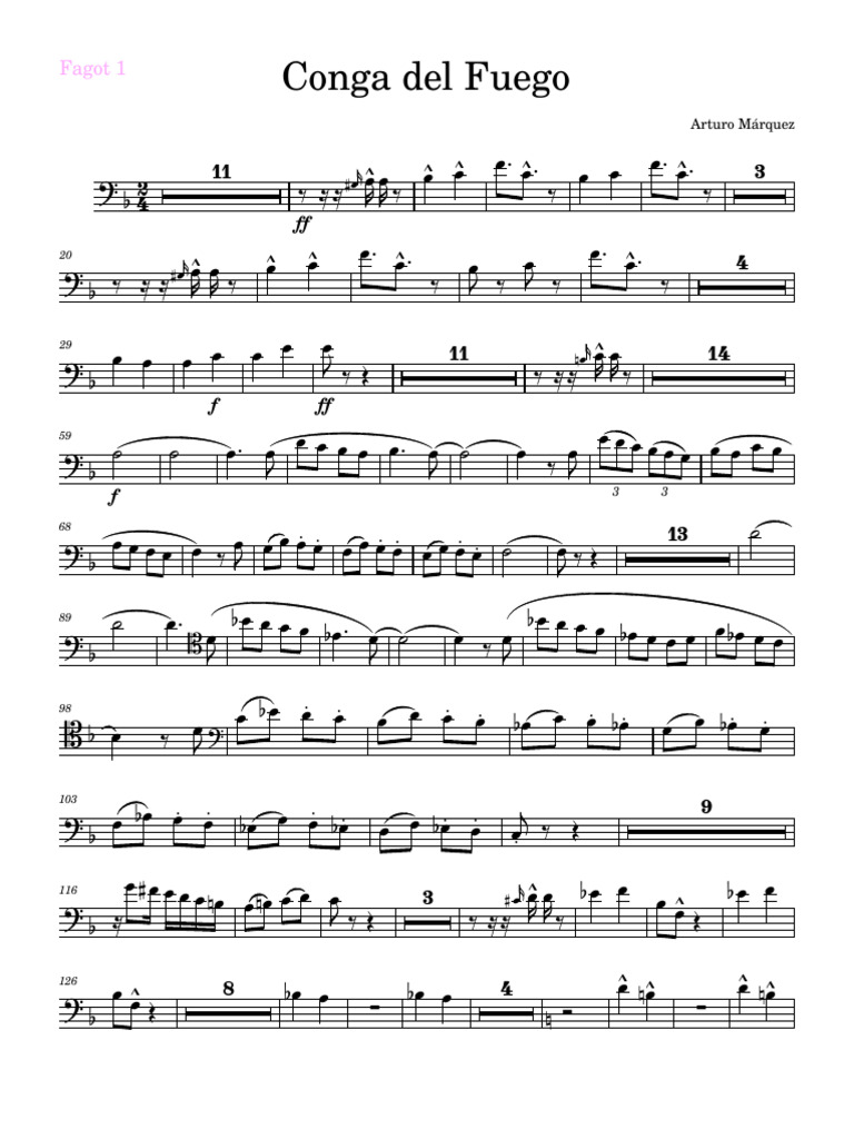 Conga Del Fuego FGT | PDF