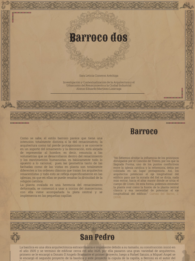 Barroco 2. Sara Cisneros | PDF | Arte