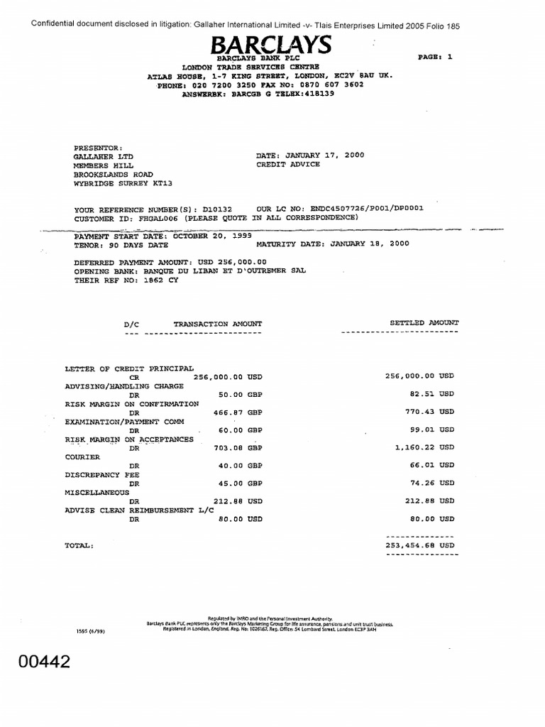 LLHK 0189 | PDF | Service Industries | Money