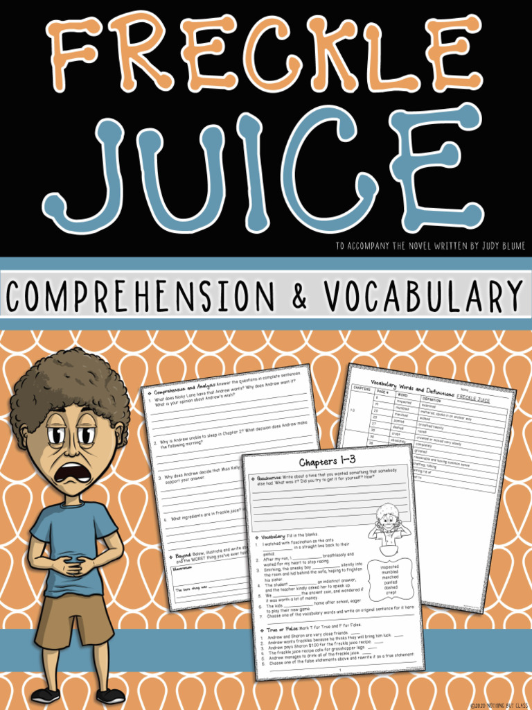 Nbc Freckle Juice Comprehension | PDF