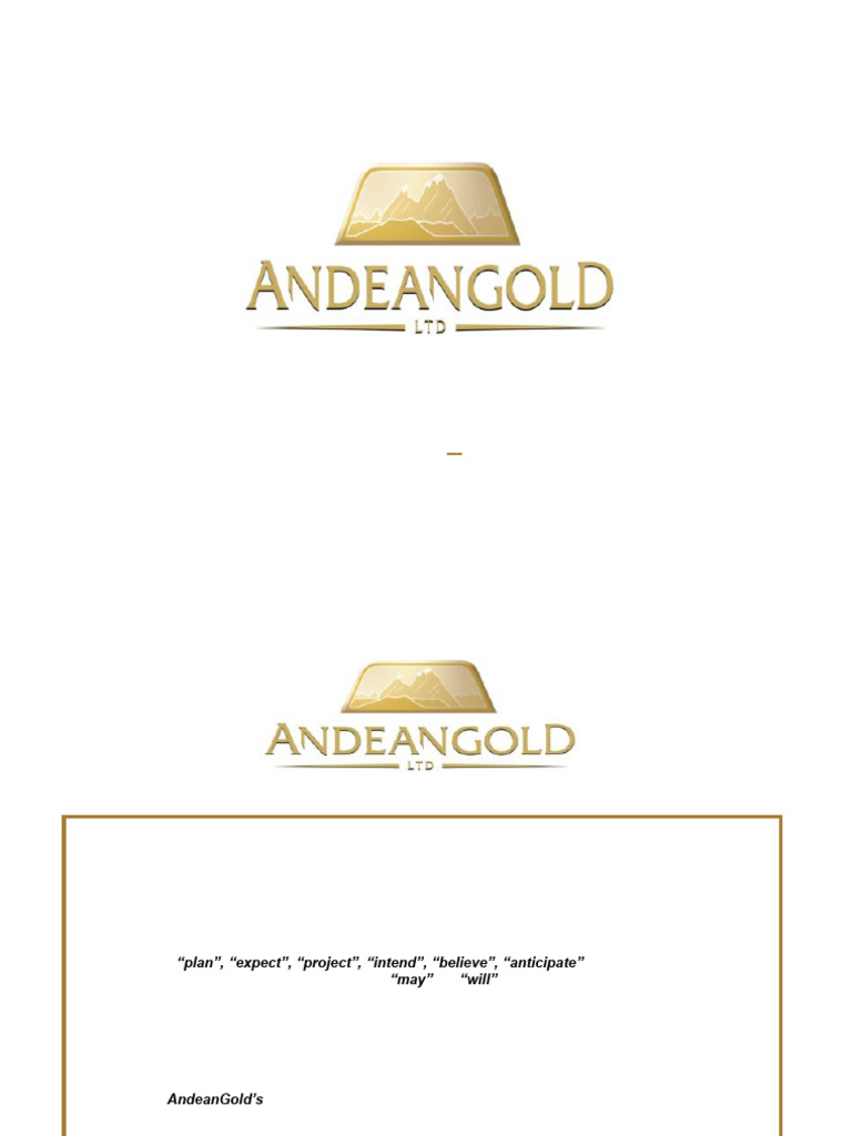 Brochure - Andean Gold - Urumalqui - Jan2013 | PDF | Gold | Mining