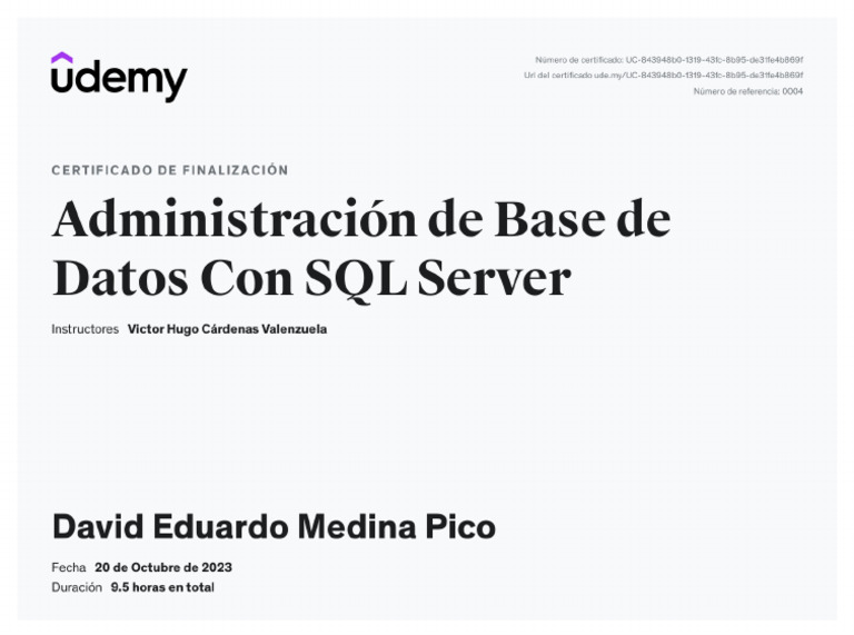 Administracion de BDD Con SQLSERVER | PDF