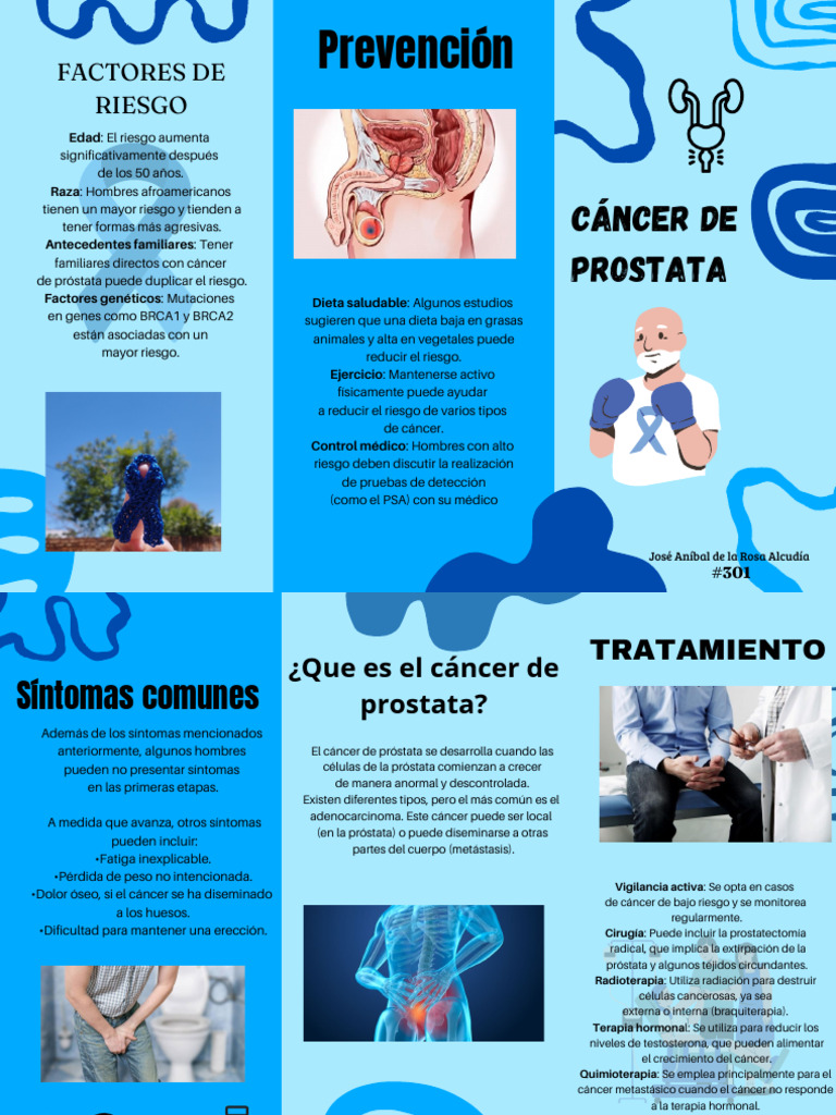 Tríptico (Cáncer) PDF | PDF | Cáncer | Cancer de prostata