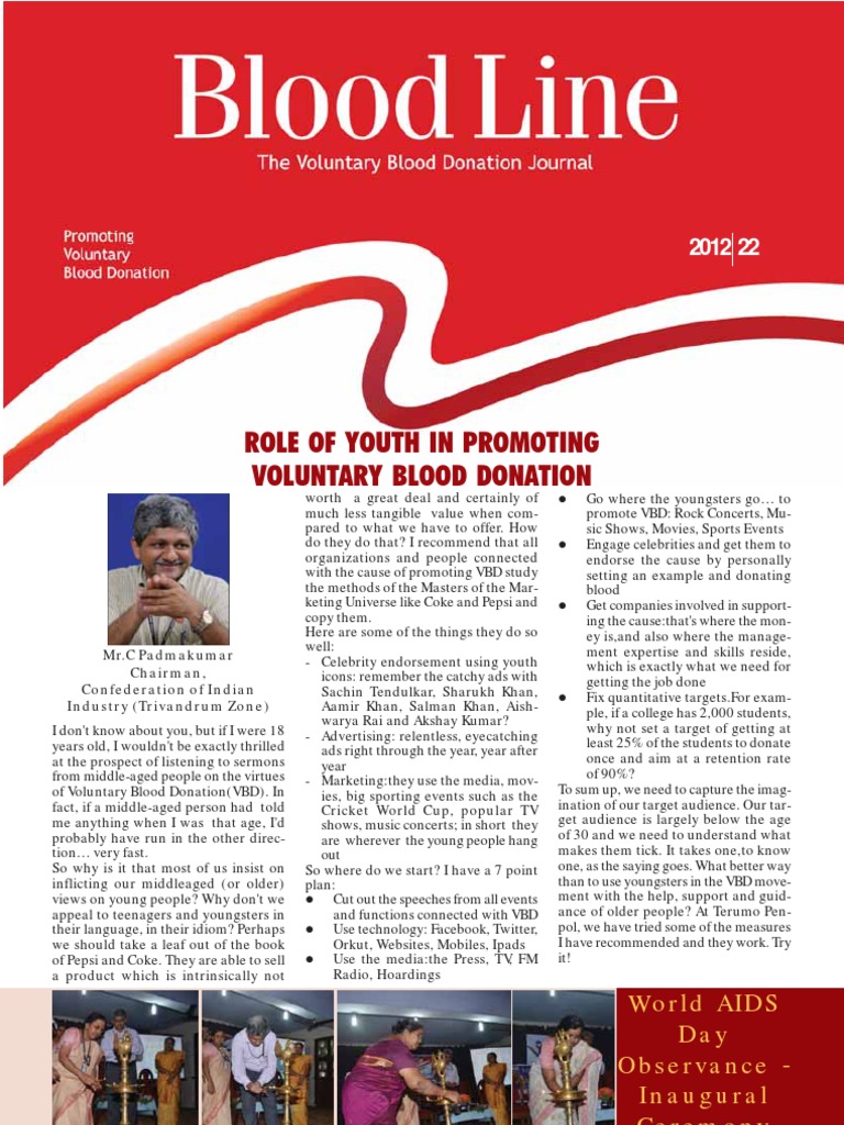 Blood Line - December 2011 | PDF | Blood Donation | Blood Plasma
