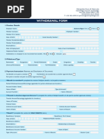Two-Pot System Withdrawal Application Form | PDF | Identity Document ...