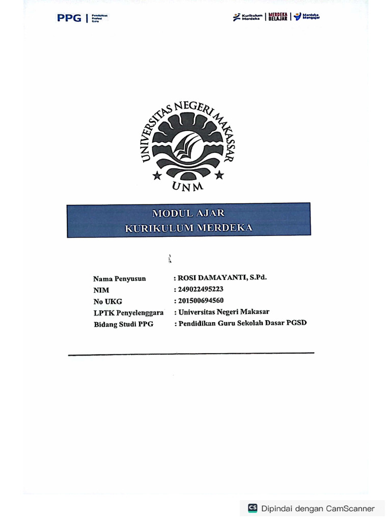 Modul Ajar Bindo Kls 1 | PDF