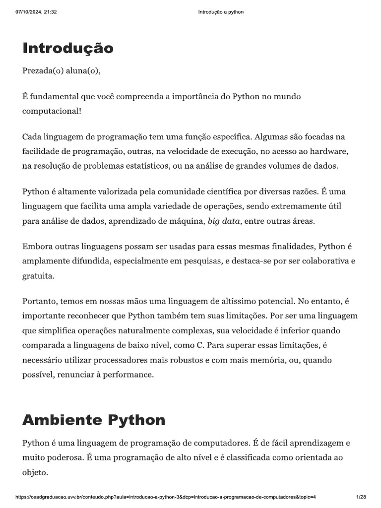 04 Introdução A Python Pdf