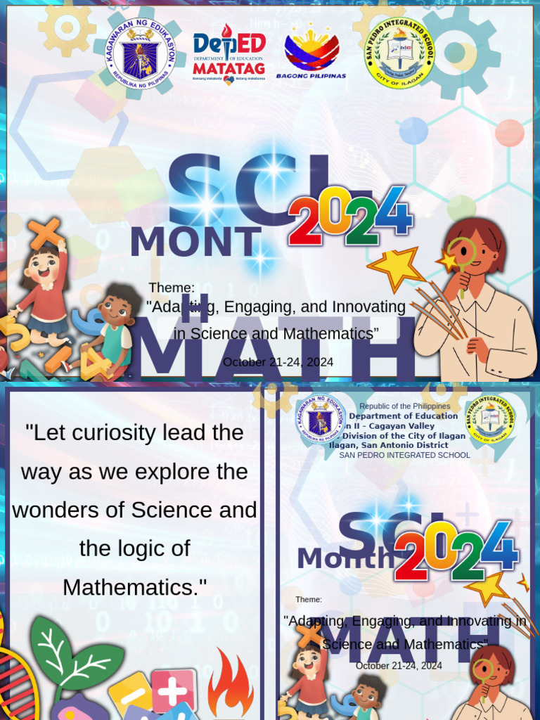Sci-Math Month 2024 | PDF | Mathematics | Inquiry