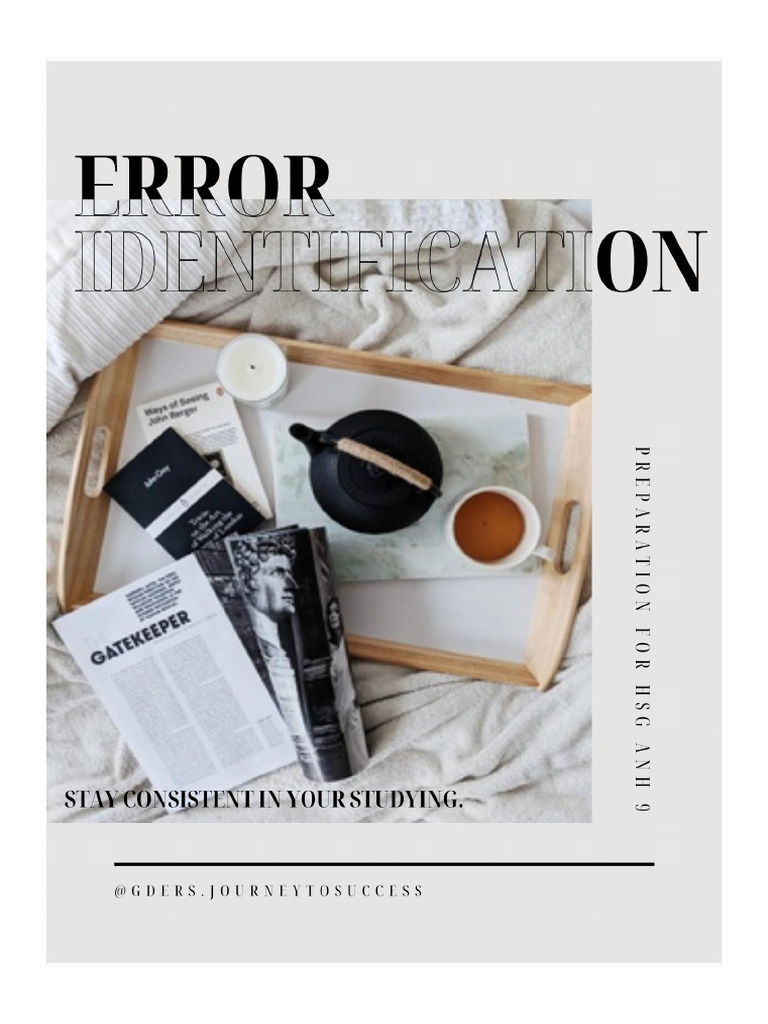 Error Identification Practice Questions | PDF