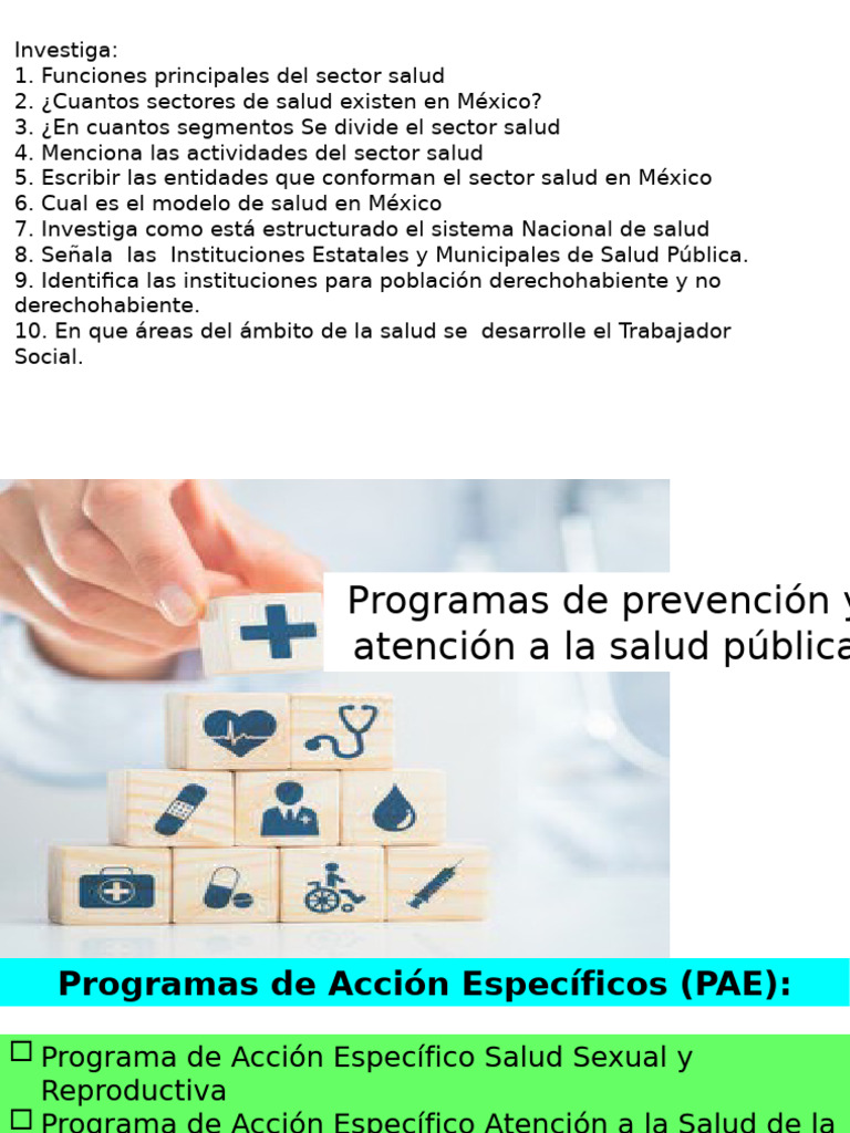 Clase 4 sector salud | PDF | Trabajo Social | Hospital