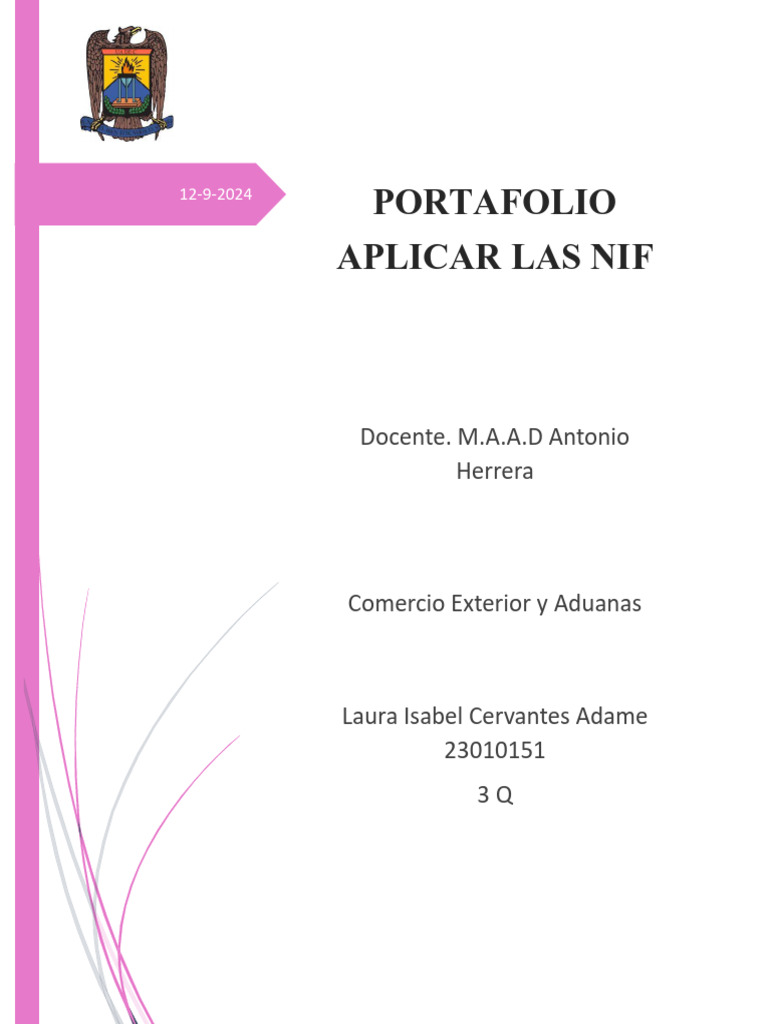 PORTAFOLIO_APLICAR_LAS_NIF | PDF