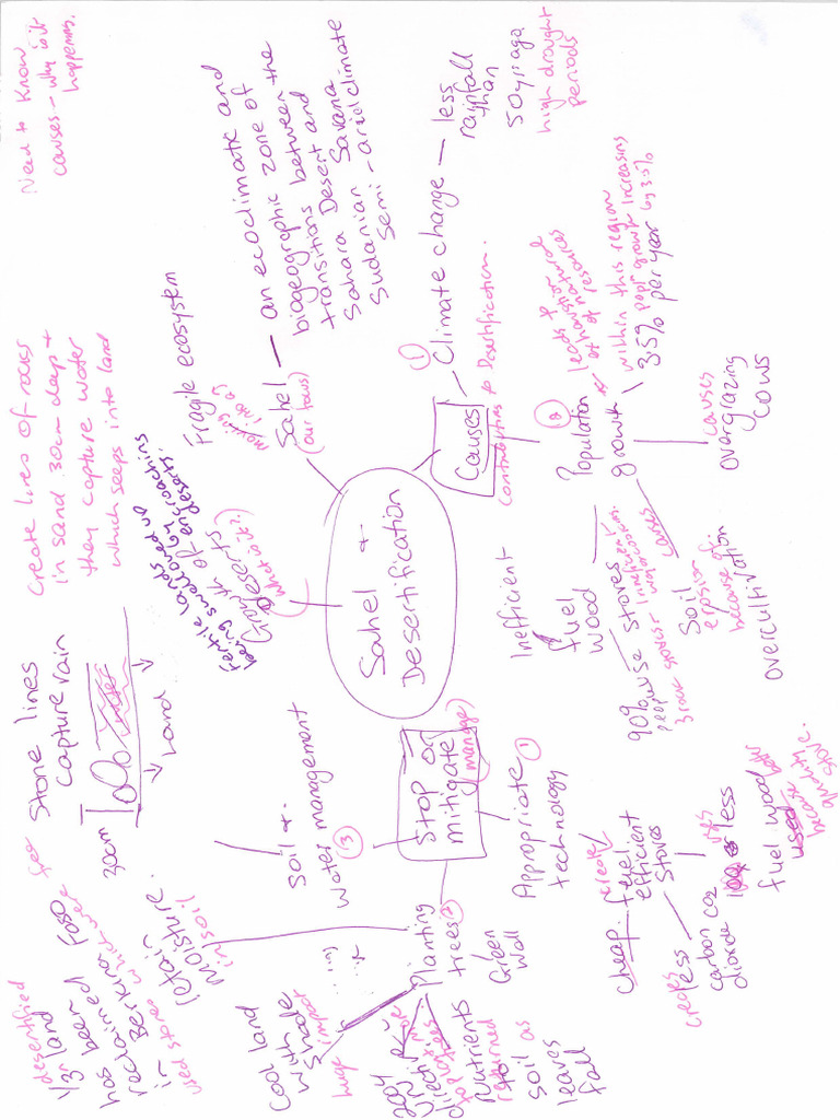Desertification Notes | PDF