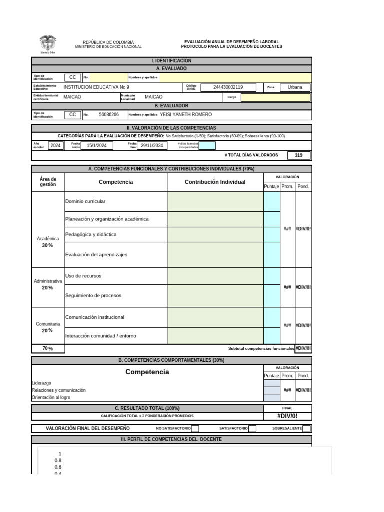 Protocolo Evaluación Docente 1278 2024 | PDF | Evaluación | Maestros