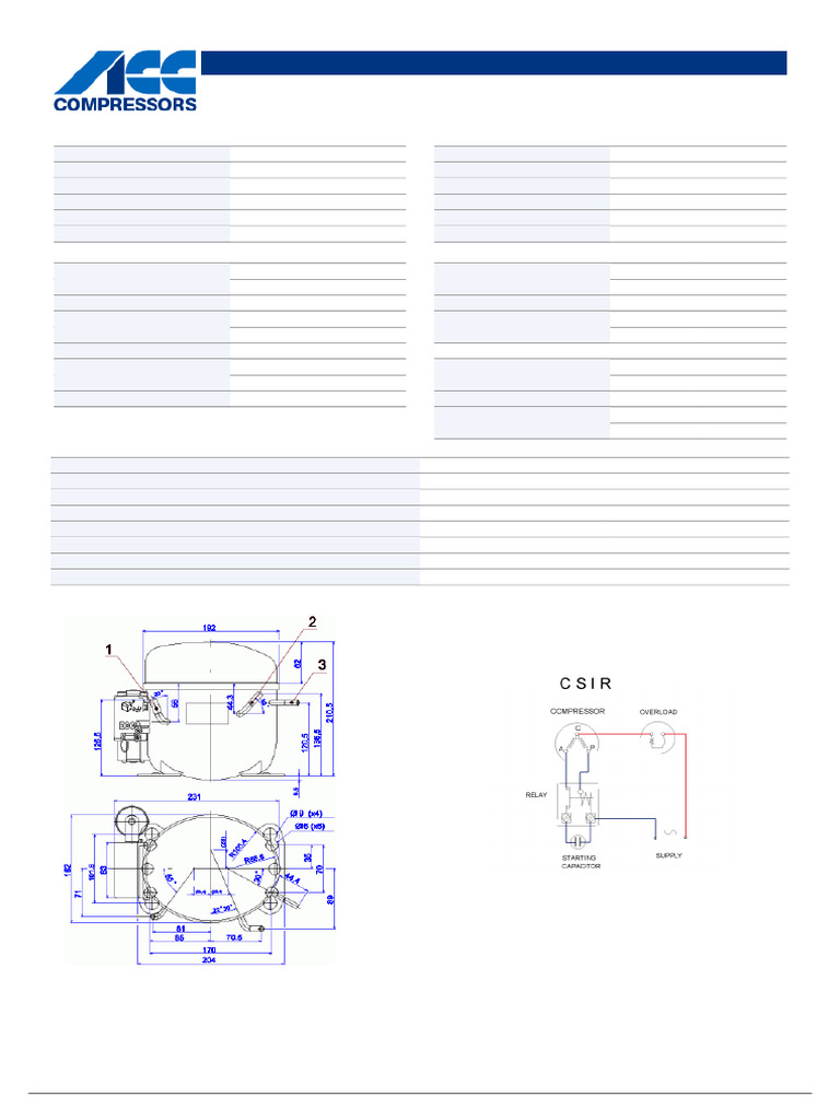 Compresseur Acc Cubigell Electrolux MP14FB | PDF | Electrical ...