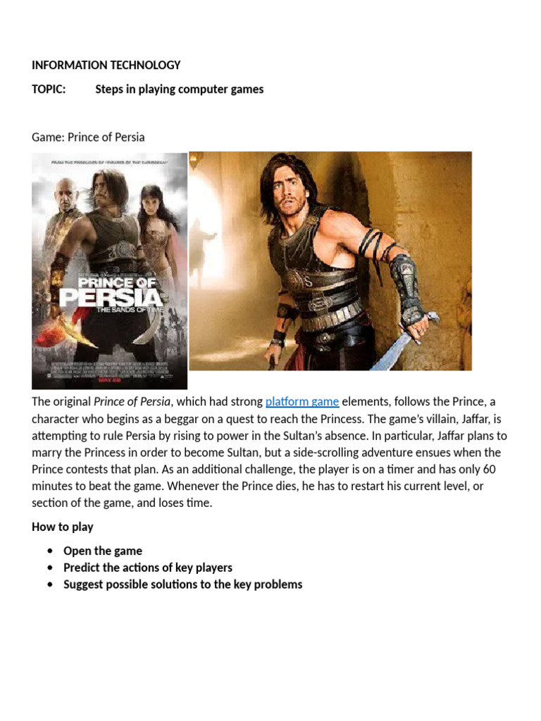 Computer Games | PDF