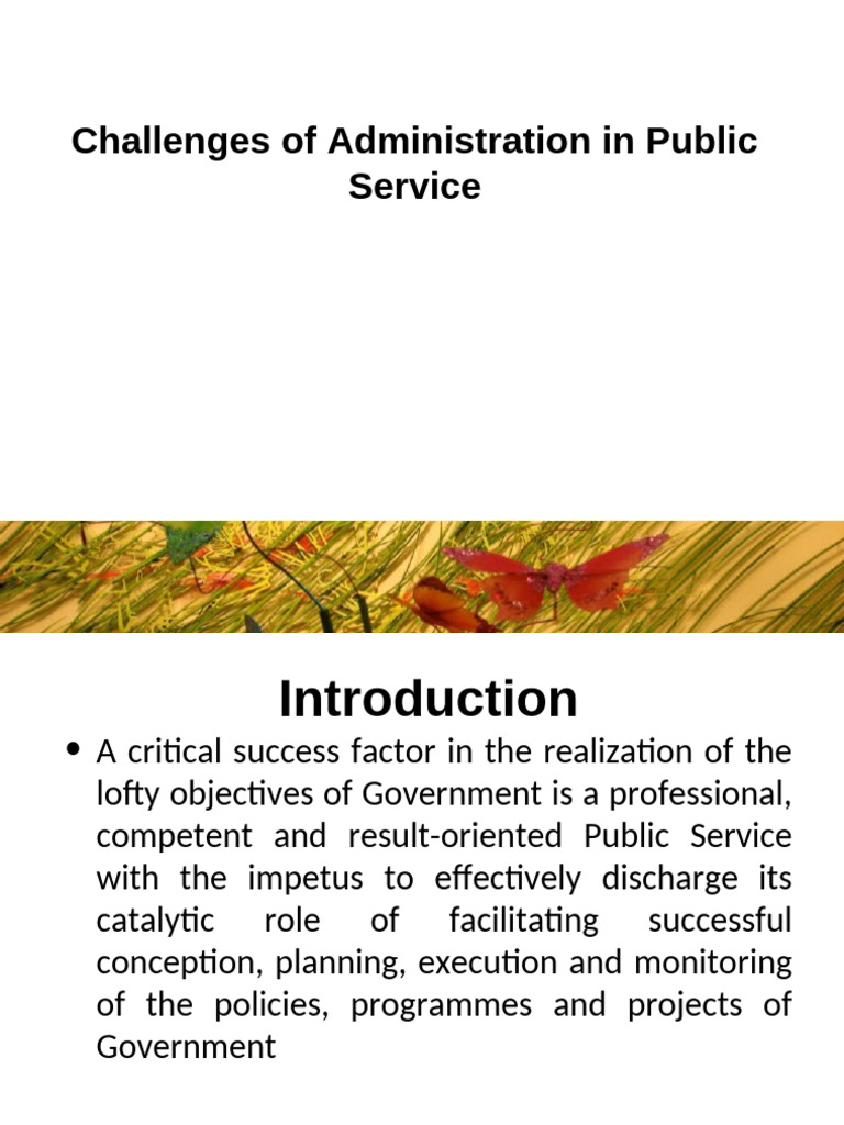 Challenges of Admin in PS1 | PDF | Economies | Business
