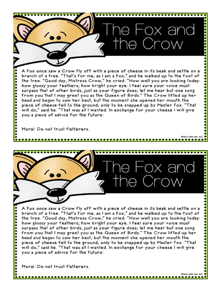 The Fox and The Crow | PDF