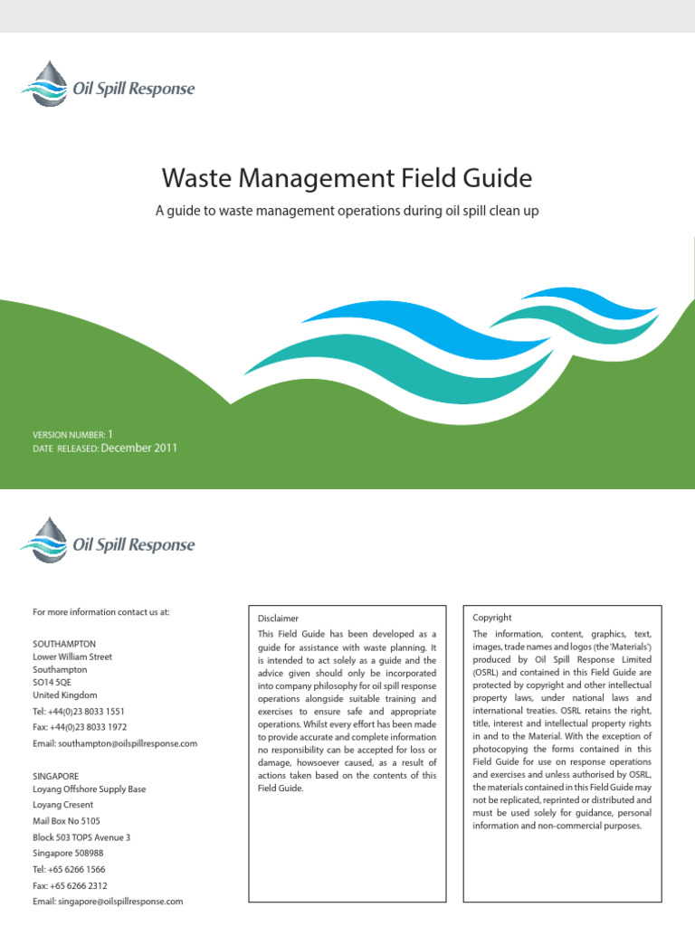 Waste Management Field Guide | PDF | Waste | Waste Management