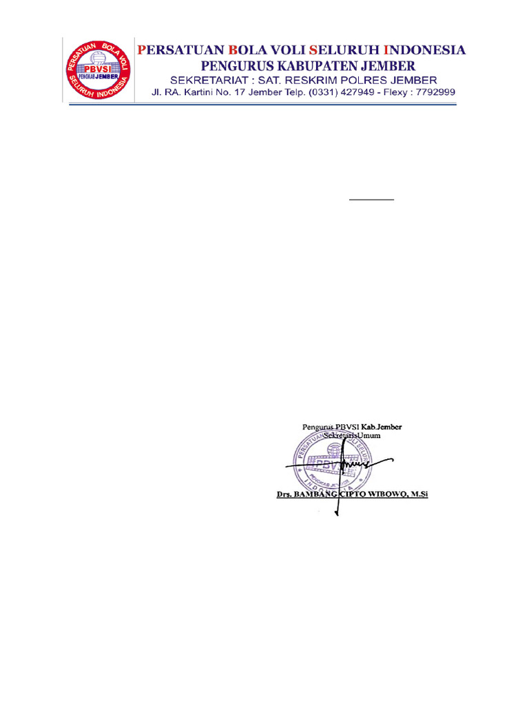 Dispensasi Kejurprov 2024 SMA BaruU | PDF