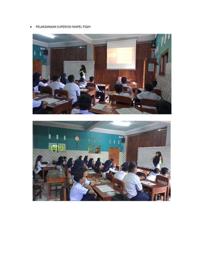 Dokumentasi Supervisi Bu Rina | PDF