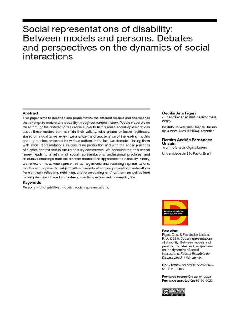 Social Models of Disability Explained | PDF | Disability | Epistemology