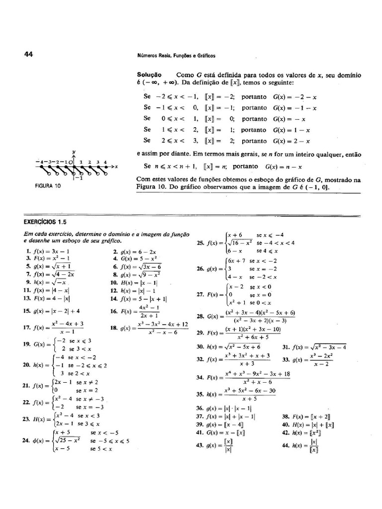 Leithold_pág.44_Exercicio_1.5 | PDF