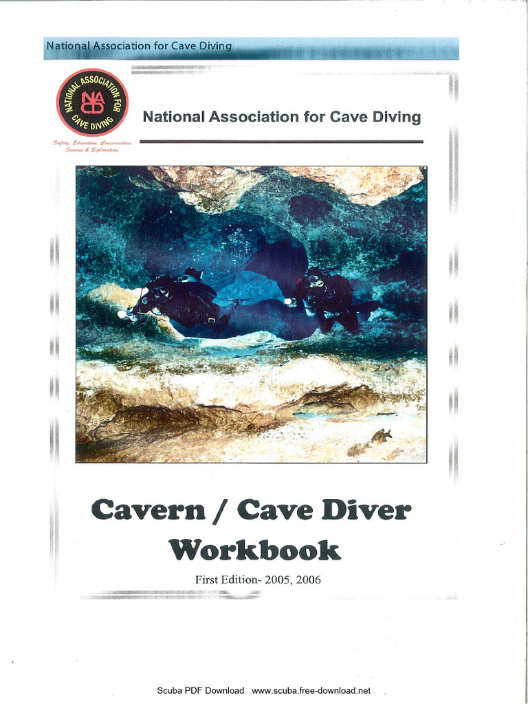 NACD Cave Diver WorkBook | PDF | Respiration | Underwater Diving Procedures