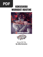 Katsuki Bakugo Workout PDF | PDF | Strength Training | Physical Fitness