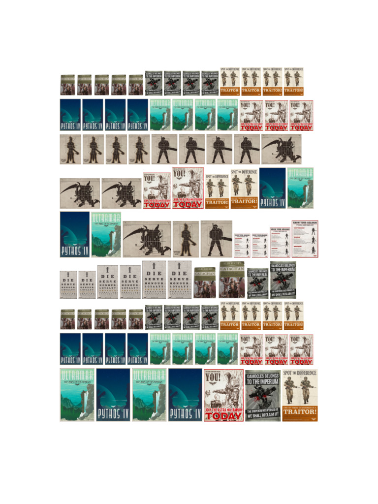 Mini 40K Posters | PDF