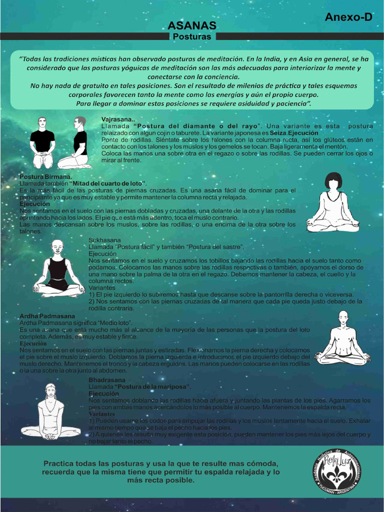 Anexo D - ASANAS-POSTURAS | PDF