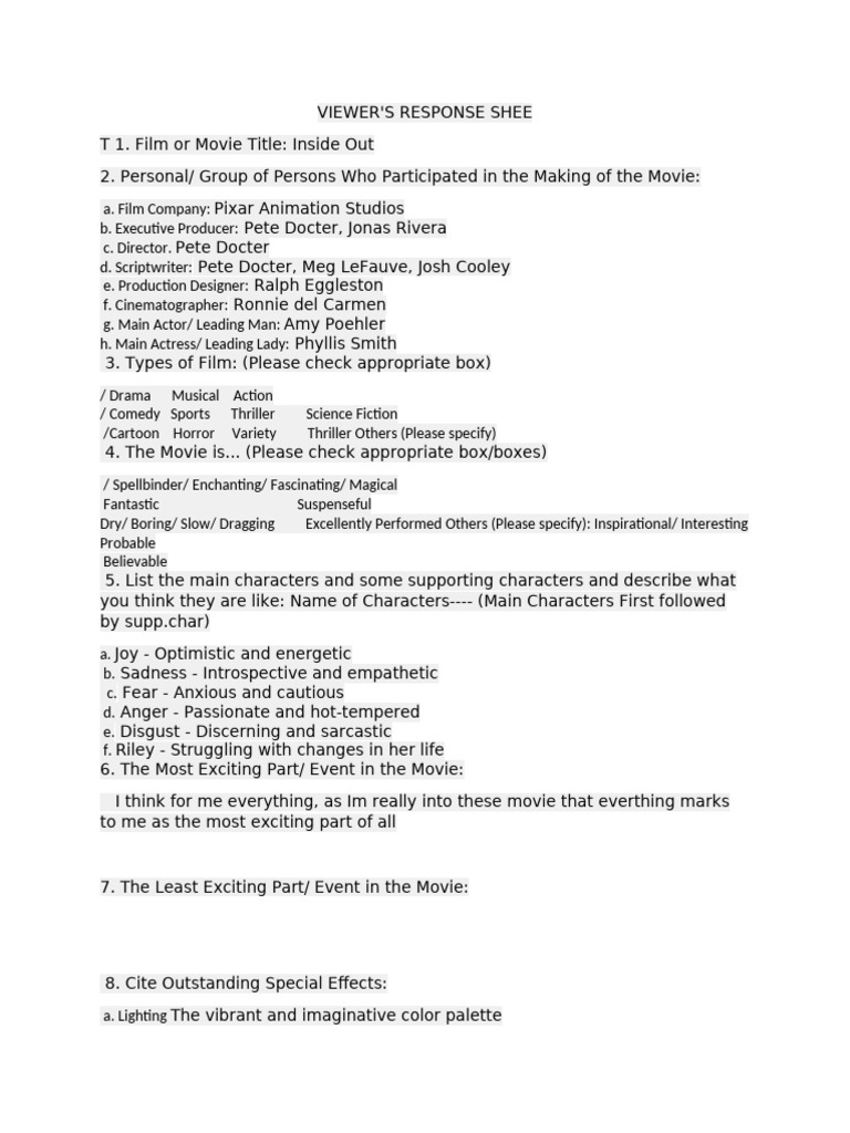 reviewer for Grade 11 | PDF | Emotions