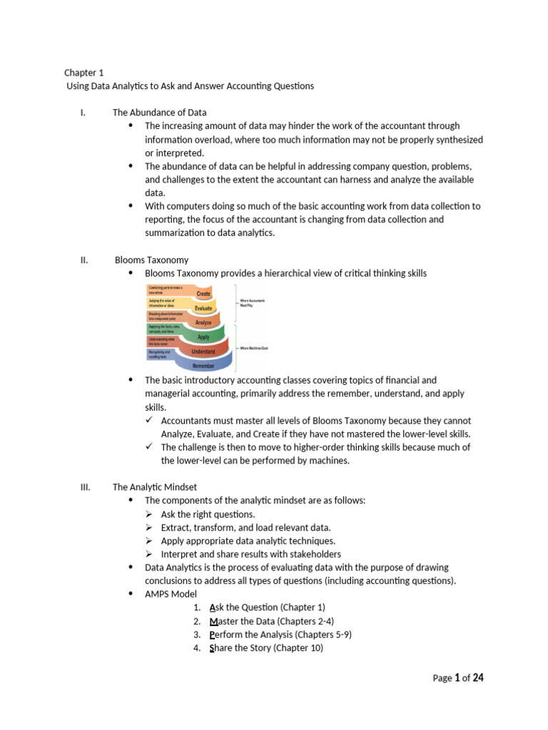 Chapter 1-5 Notes Data Analytics | PDF | Level Of Measurement | Databases