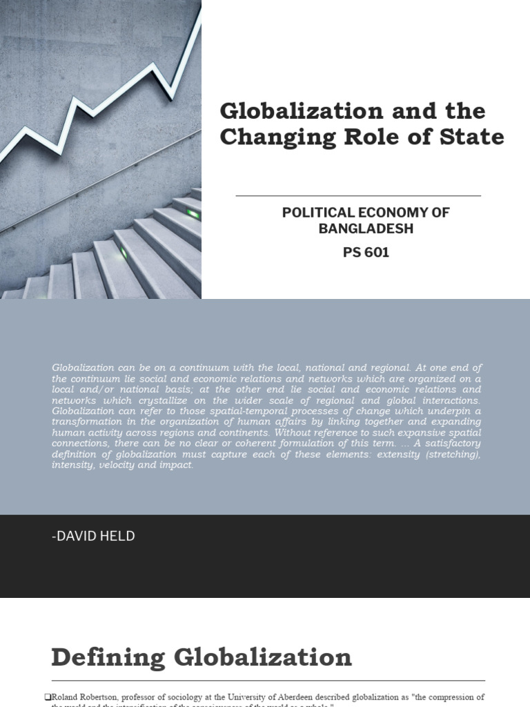 Globalization and The Changing Role of State | PDF | Globalization ...
